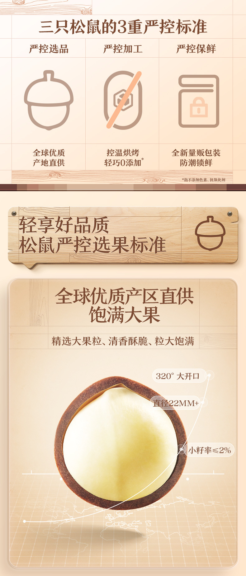 【三只松鼠夏威夷果36g*3组合装108g】坚果食品干果零食坚果果干-阿里巴巴