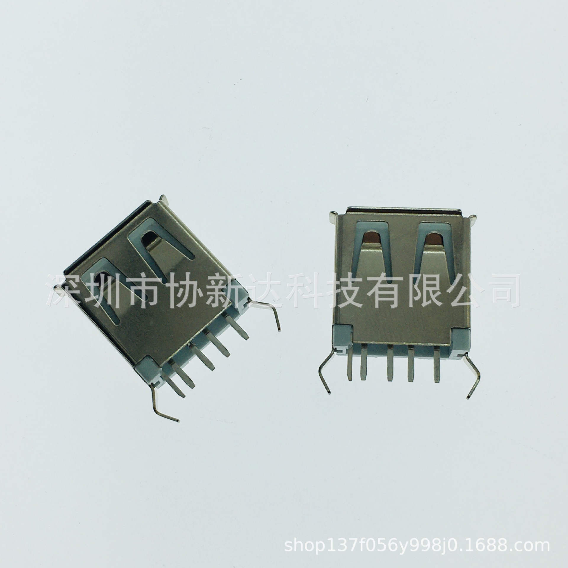 A母立式贴片 USB 2.0 直立式SMT插座AF 4PIN 180°立贴母座H=10.0-阿里巴巴
