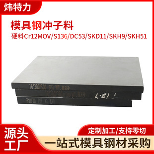dc53冷作模具钢预硬料CR12MOV冲头料skd11精磨板加s136高速钢加工-阿里巴巴