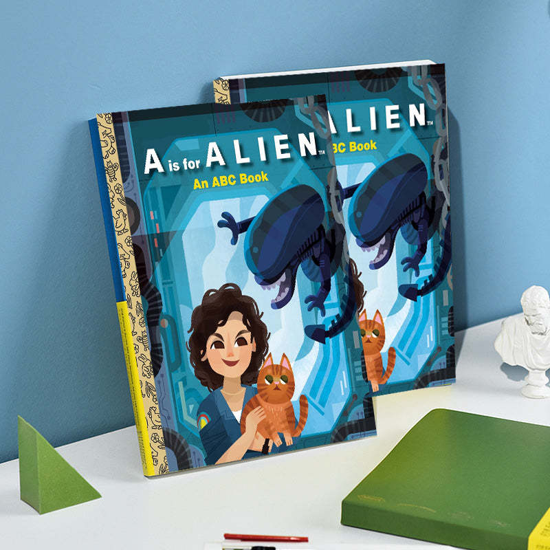 小金书 A Is for Alien: An ABC Book Little Golden Book-阿里巴巴