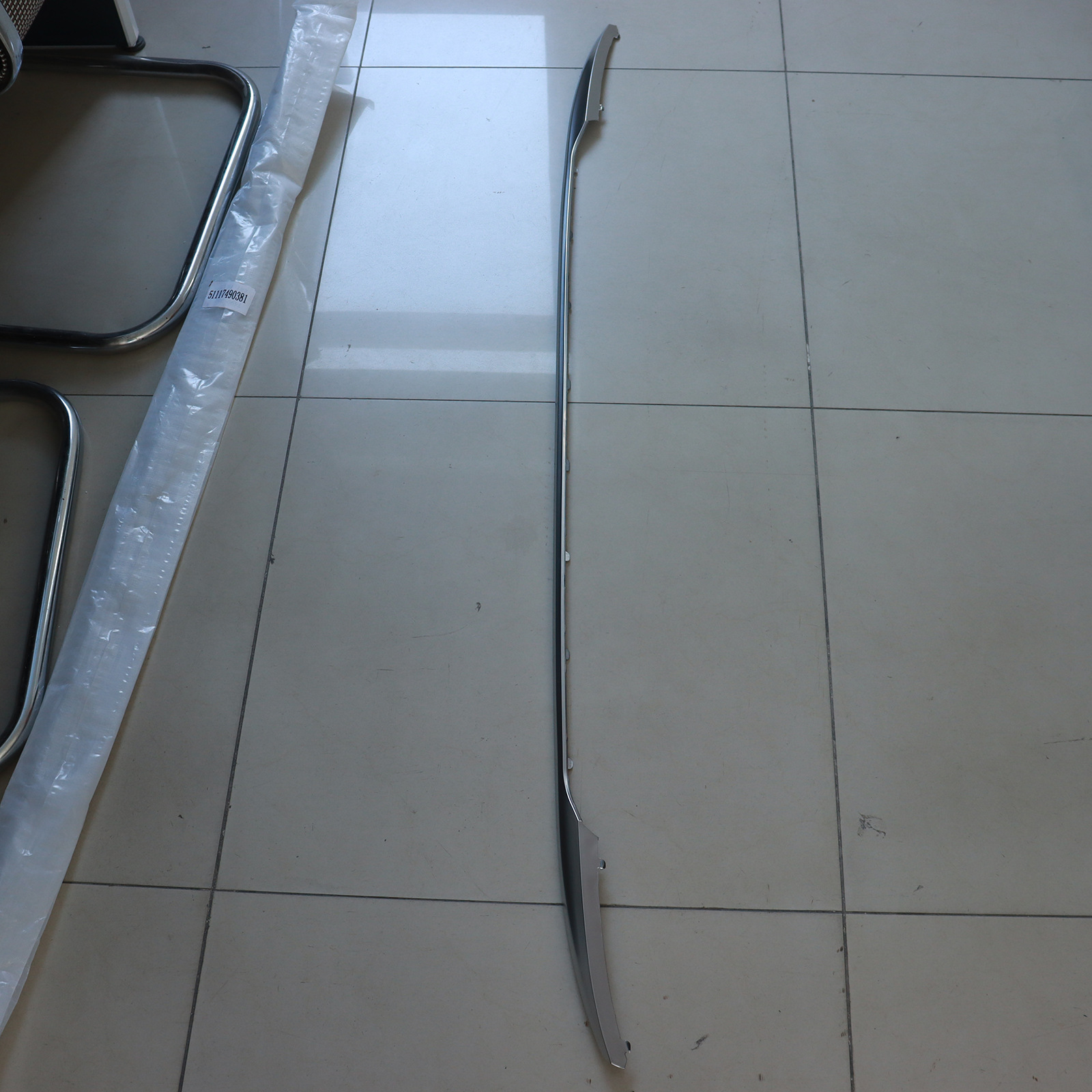 汽车后保险杠饰板 外观装饰件 适用于宝马F35 51117490381 造型条-阿里巴巴