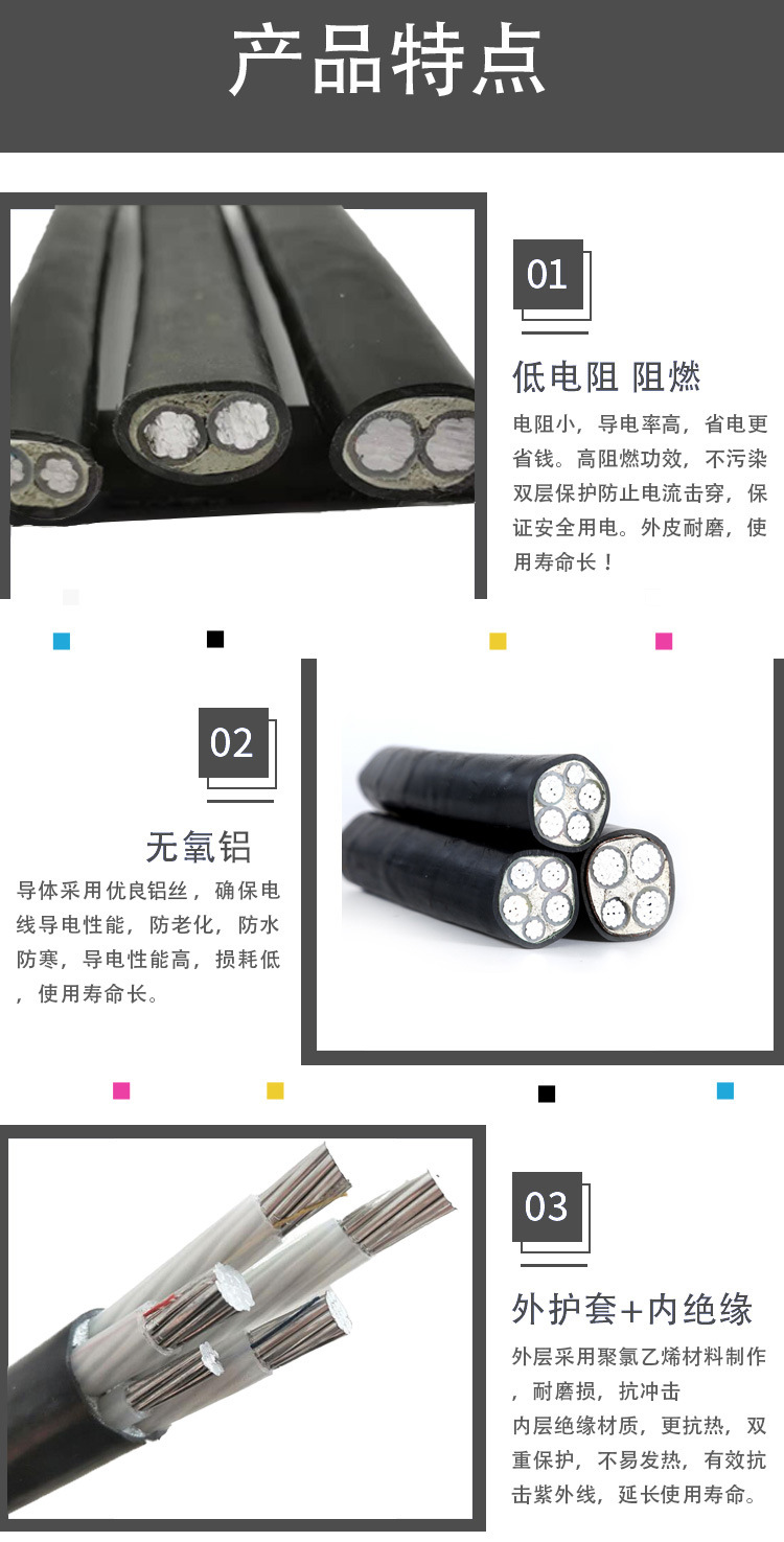 国标YJLV架空铝芯电缆低压三相四线YJLV22地埋3*25+1*16 3550平方-阿里巴巴