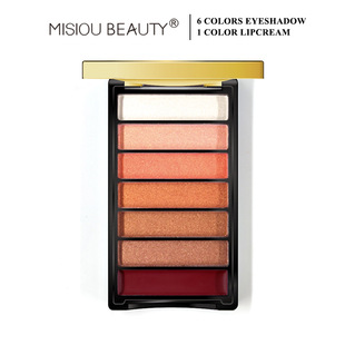 misiou beauty 眼影口红膏彩妆盘多色哑光珠光百搭七色-阿里巴巴