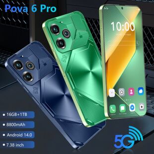 Pova 6 Pro跨境手机6.6寸中孔屏3+64G安卓8.1 4G外贸新款智能手机-阿里巴巴