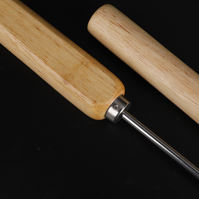 实木不锈钢长冰锥 吧冰箱冰柜除冰凿冰器去冰碎冰工具 凿冰器酒具-阿里巴巴