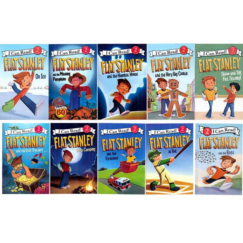 Flat Stanley I Can Read 点读版纸片人斯坦利10册 儿童英文绘本-阿里巴巴