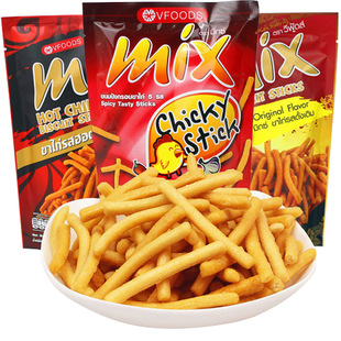泰国进口VFOODSMIX脆脆条75g香辣咪咪膨化虾条零食进口零食-阿里巴巴