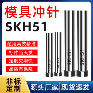 模具冲针SKH-51/SKH-9冲头T冲超硬不锈钢冲孔冲针顶针 模具配件-阿里巴巴