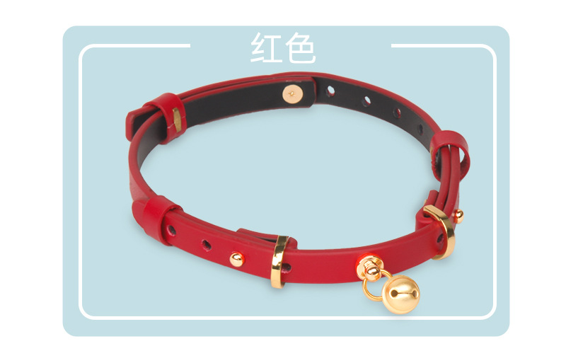 SM情趣用品项圈颈链狗奴choker牛皮项链颈圈k9另类束缚夫妻玩具-阿里巴巴