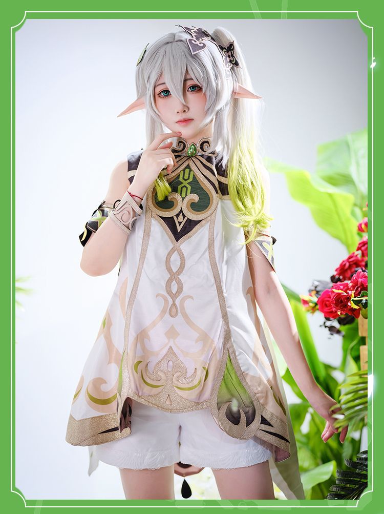 原神cos服 草神纳西妲cos游戏动漫衣服装女cosplay全套-阿里巴巴