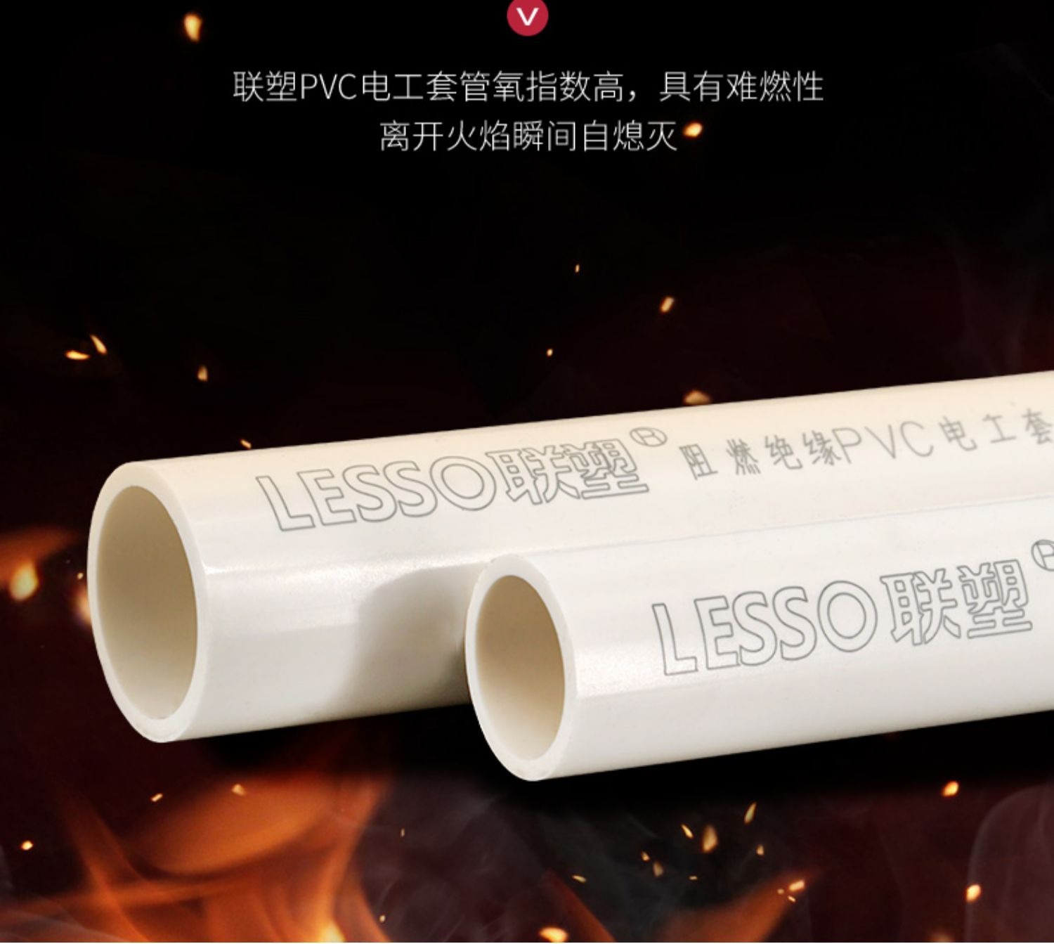 联塑pvc线管阻燃塑料穿线管走线管4分20家用绝缘防爆电线管电工25-阿里巴巴