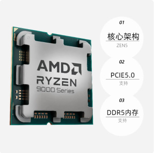 AMD锐龙R7 9700X全新散片国行正品处理器4nm 8核16线程 CPU 散片-阿里巴巴
