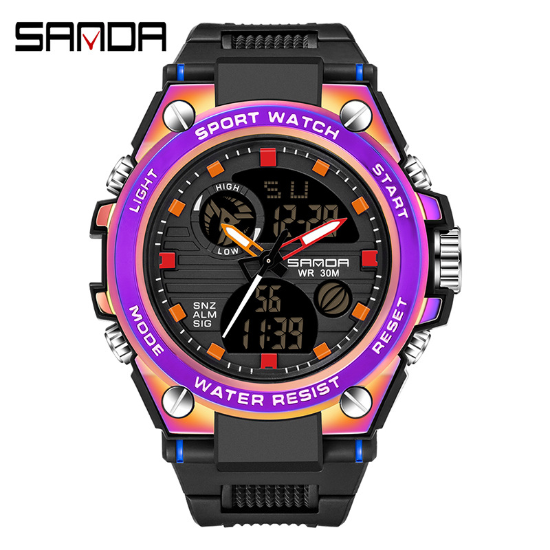 Sanda Cool Sports Watch Male Students Junior High School Outdoor ...