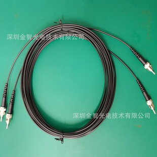 POF1000umST 1000um光纤跳线 ST (BFOC POF) 跳线电弧光纤线-阿里巴巴
