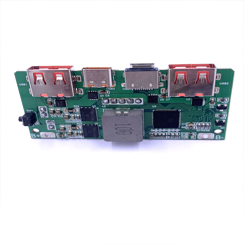 超级快充移动电源PD100W电路板 PD45W/PD65W充电宝PCBA板方案开发-阿里巴巴