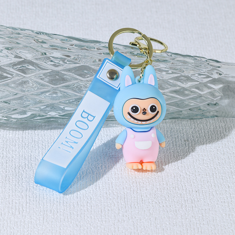 卡通拉布布小绵羊钥匙扣挂件网红labubu女包包汽车钥匙链挂饰礼物-阿里巴巴