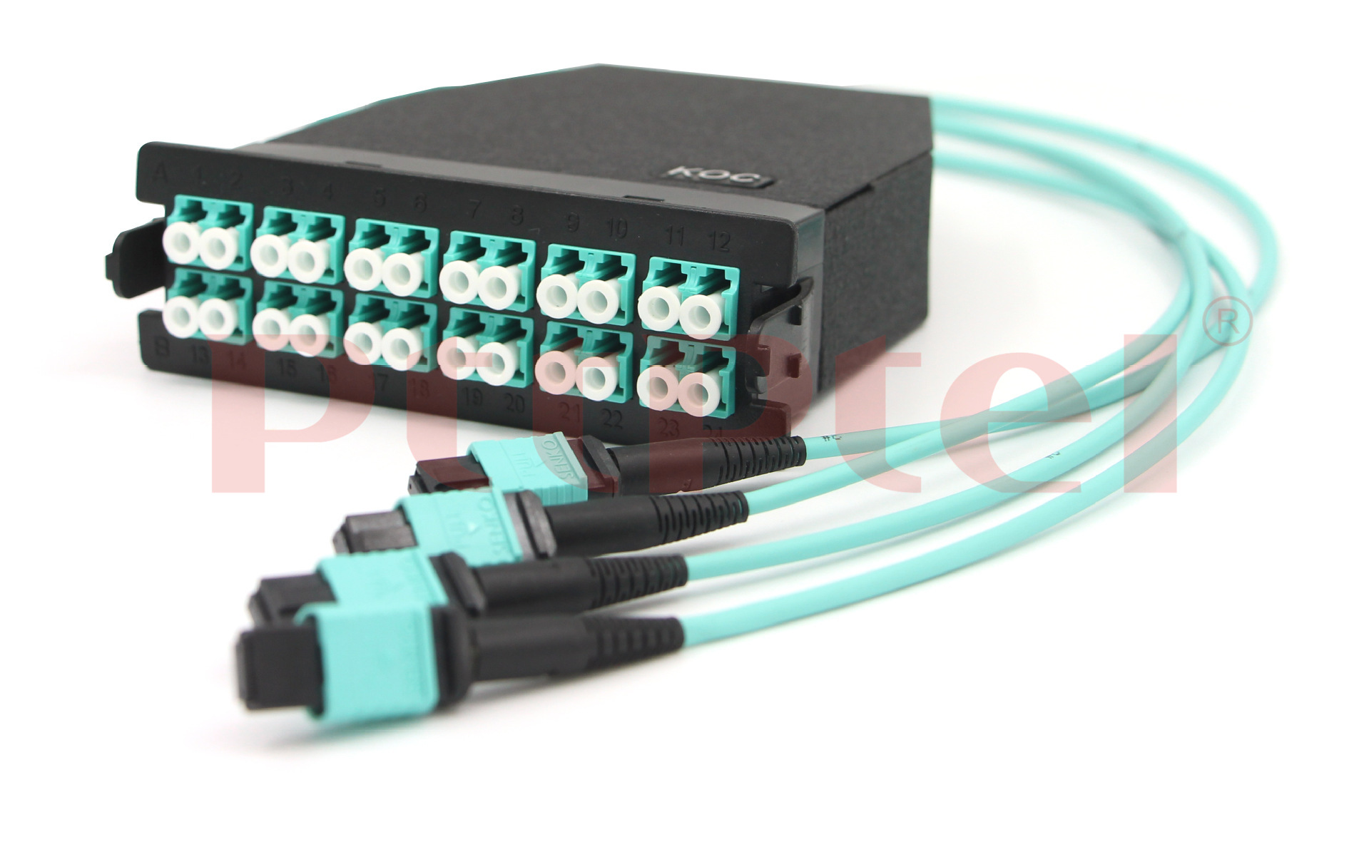 Mpo/Mtp高密度LC光纤盒 8芯12芯24芯OM3万兆多模预端接模块配线架-阿里巴巴