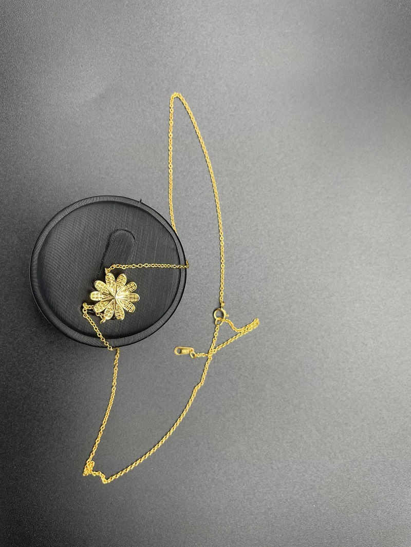 周恒福珠宝 S925银 祖母绿 2021新款亚马逊跨境 优雅时尚 项链 女-阿里巴巴