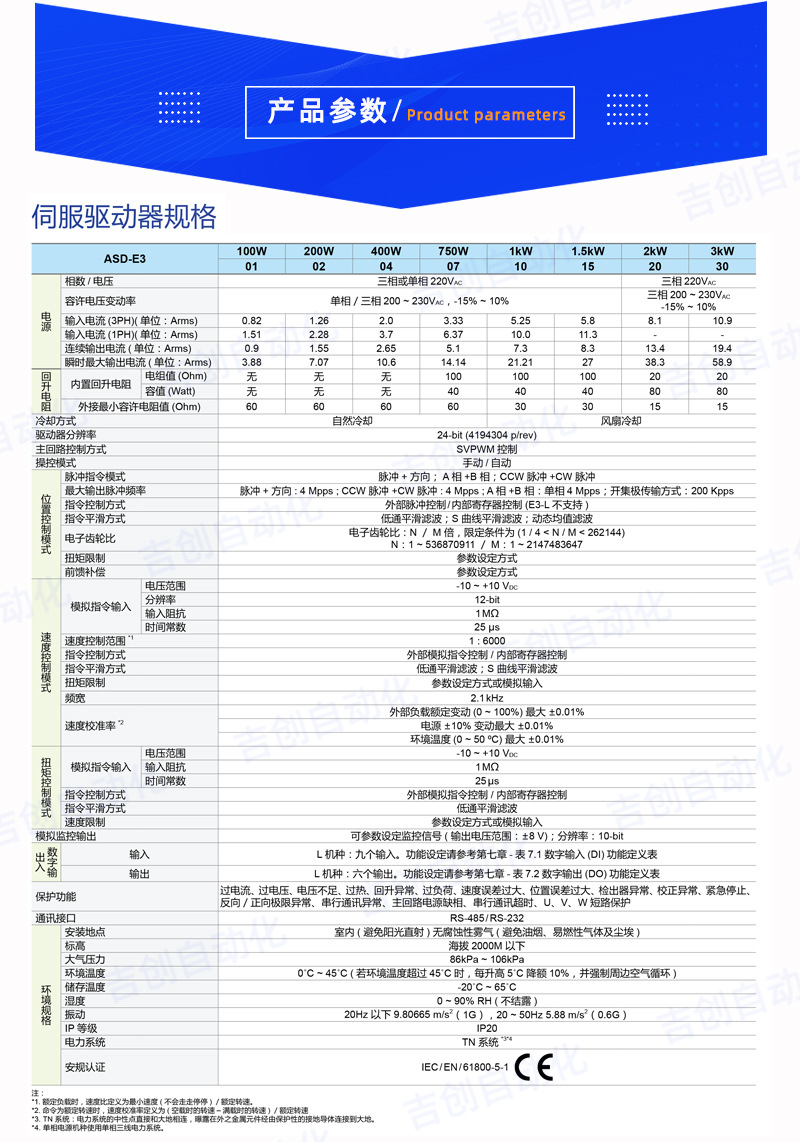 原装DELTA台达100w伺服驱动器ASD-E3-0121-L/E台达伺服100W控制器-阿里巴巴