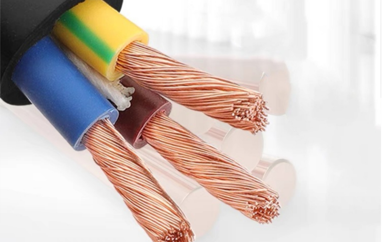 广州珠江电缆花城牌RVV3*0.75/1/1.5/2.5/4/6平方铜芯三相充电桩-阿里巴巴