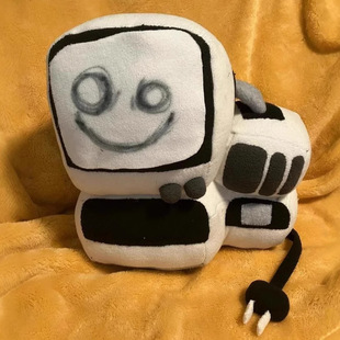 跨境新品 pressure Painter plush 游戏周边打印机毛绒玩偶公仔-阿里巴巴