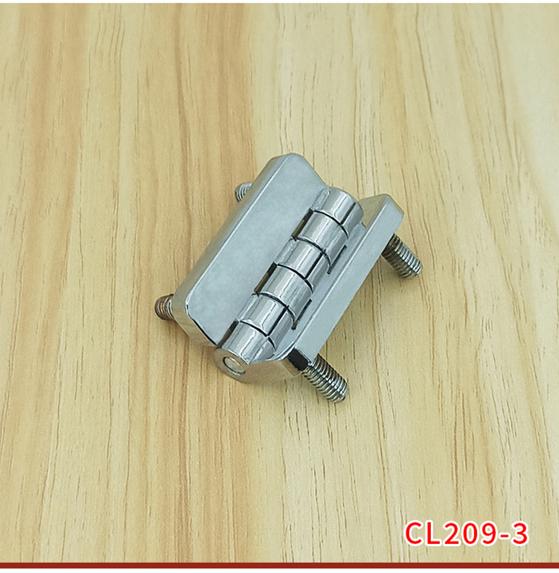 304不锈钢铰链CL209-1-2工业配电箱铰链带柱沉孔加厚型明铰链跨境-阿里巴巴