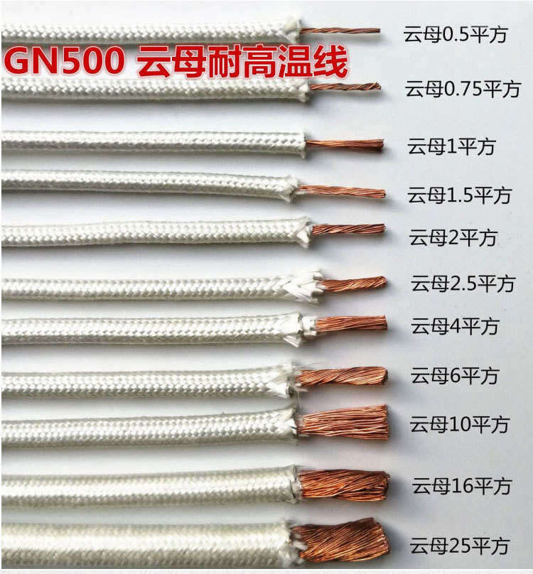 云母高温线GN500 玻纤云母编织纯铜高温线耐高温500度电磁感应线-阿里巴巴