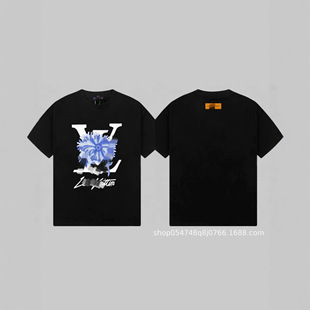 跨境25ss驴家高品质短袖外贸经典款男女同款T恤透气棉质休闲时尚-阿里巴巴