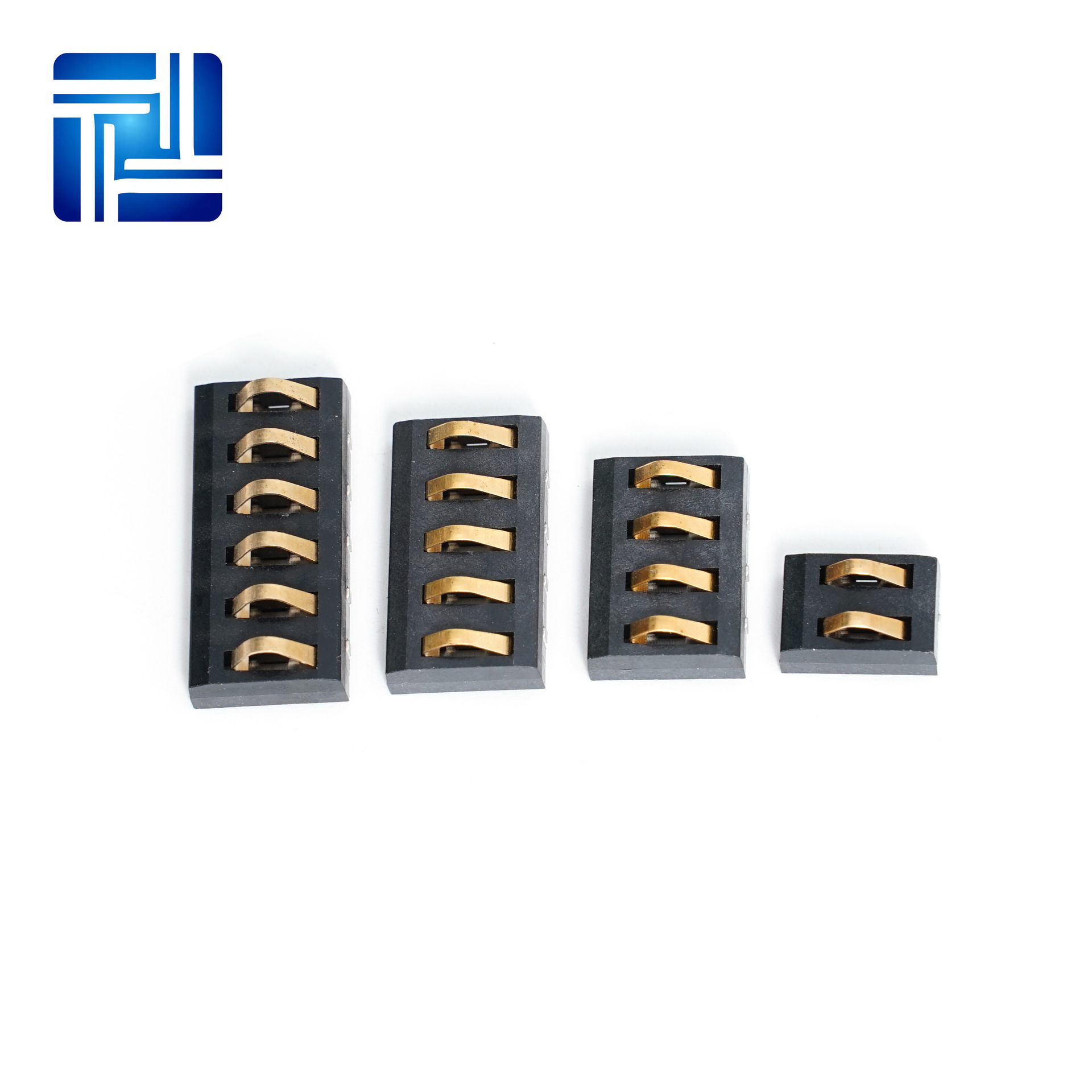 镀金 2P-6P 4.0PH矩形连接器，电源连接弹片 4.0mm-阿里巴巴