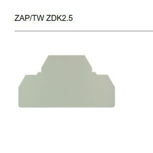 魏德米勒接线端子Z系列, 端板, 隔板1674730000 ZAP/TW ZDK2.5-阿里巴巴