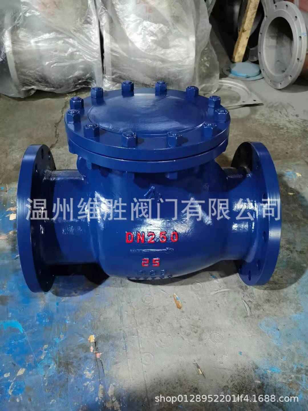 法兰逆止阀 WCB碳钢旋启式高压硬密封法兰止回阀H44H-100C DN250-阿里巴巴