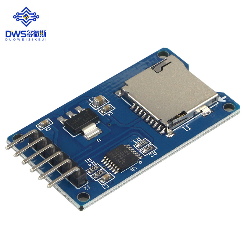 Micro SD卡模块 SPI接口 迷你TF卡读写-阿里巴巴