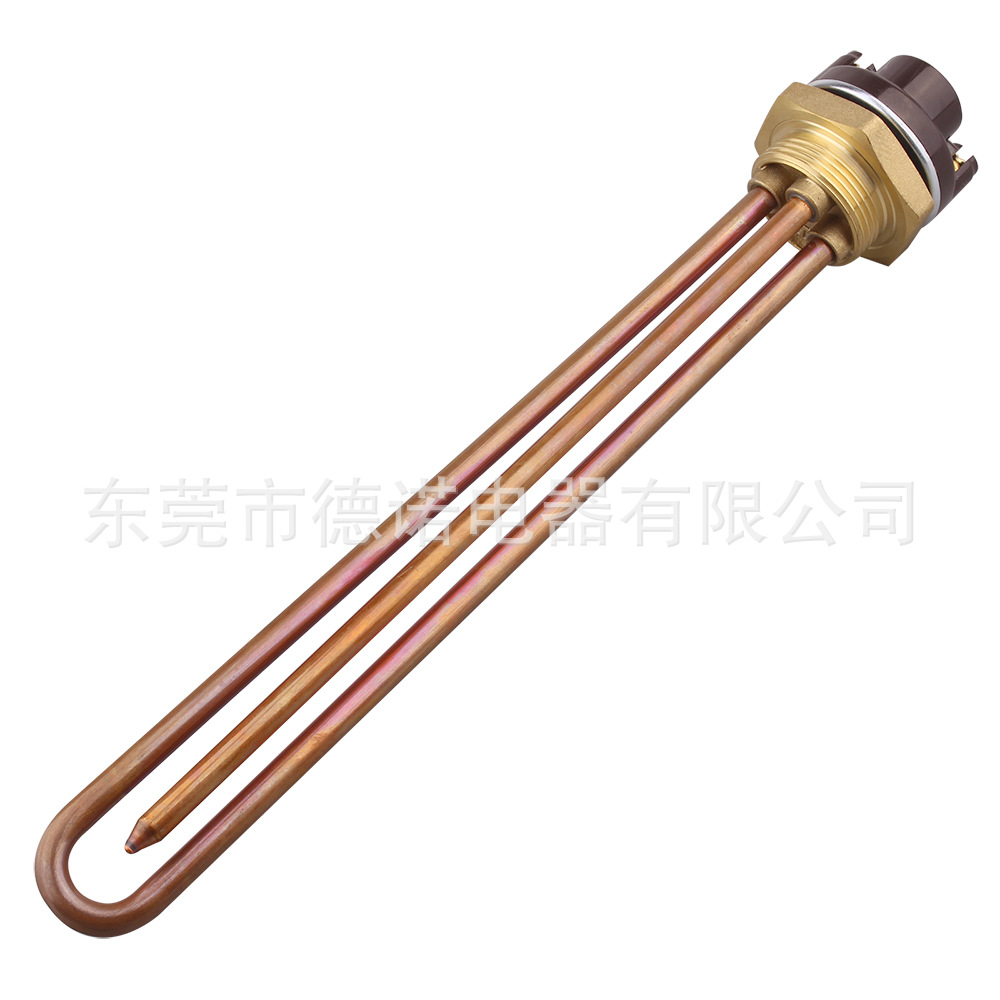 阿里斯顿铜电热管带温控调温 热得快铜电热管洗碗机1.5寸铜加热管-阿里巴巴