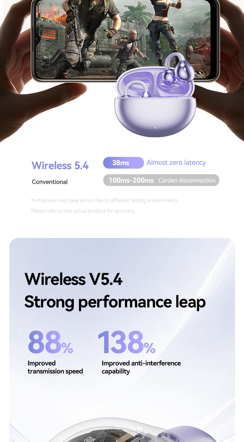 M91跨境新爆款耳夹式蓝牙耳机超长续航TWS无线对耳Ai翻译蓝牙耳机-阿里巴巴