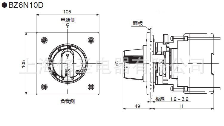 Fe原装富士断路器操作手柄BZ6N10D日本产BZ6V10D外部开关量大优惠-阿里巴巴