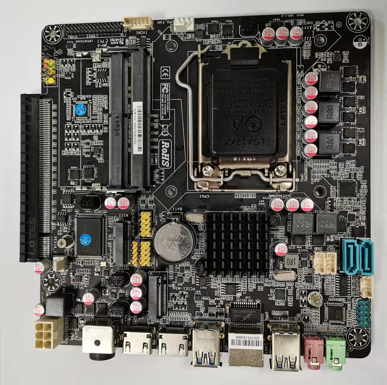 全新第十、十一代CPU主板，H510-D4侧插，现货！-阿里巴巴