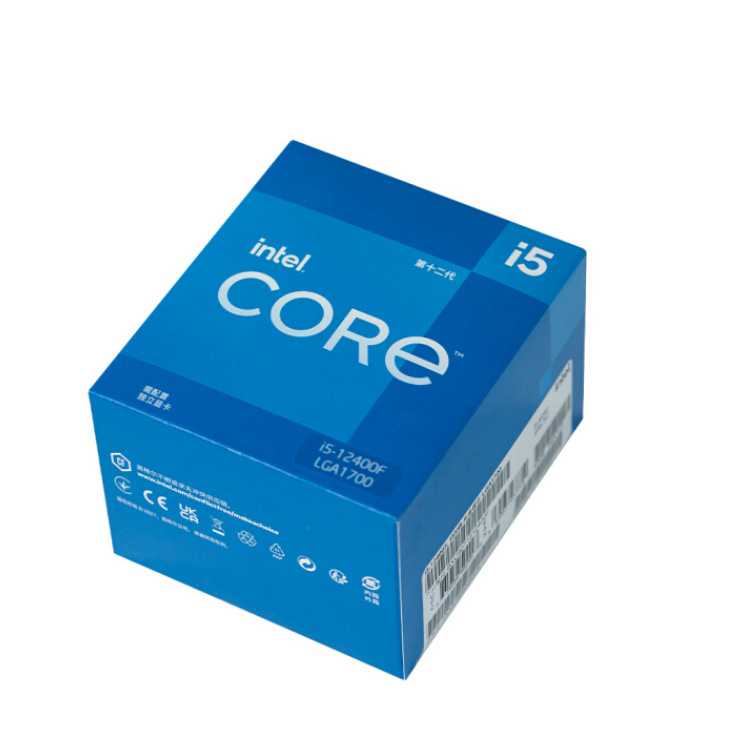 英特尔12代酷睿i512400F\12400台式机CPU处理器适用H610\B660主板-阿里巴巴