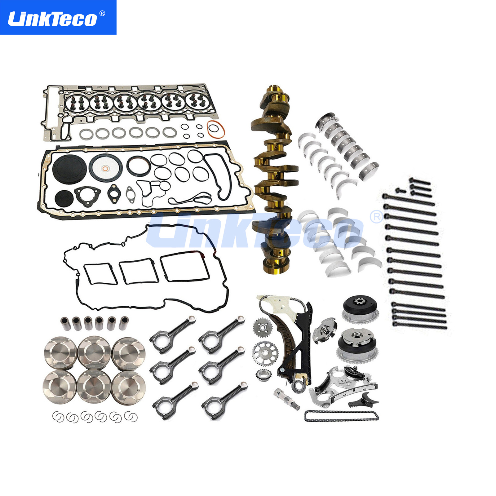 适用 宝马N55 3.0L发动机改造活塞/垫圈/正时套件/宝马曲轴连杆-阿里巴巴