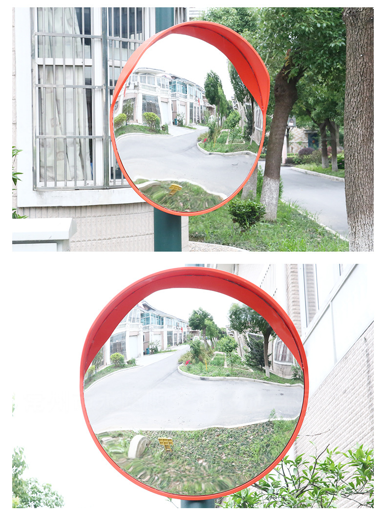 道路广角镜凸面镜反光凸透镜转角镜凸面路口凹凸镜室外镜转弯镜子-阿里巴巴