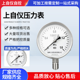 YN100BF不锈钢隔膜压力表1.6MPA真空耐震压力表电接点压力表-阿里巴巴