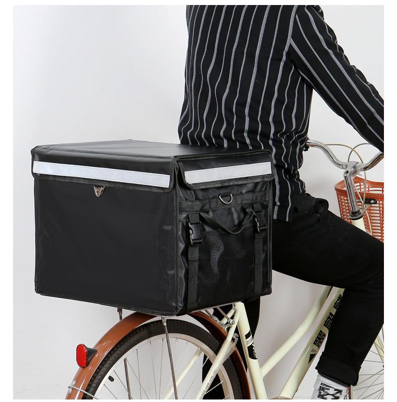 外卖箱送餐箱子黑色保温箱商用摆摊冷藏保鲜骑手装备快餐配送防水-阿里巴巴