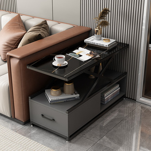 沙发边几侧边柜客厅沙发储物收纳柜简约床头桌子移动茶几沙发边柜-阿里巴巴