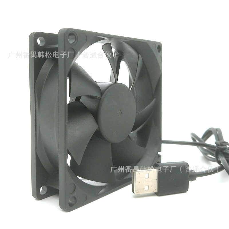 静音 12025 5V 12CM USB风扇机箱路由器散热风扇三档调速器-阿里巴巴