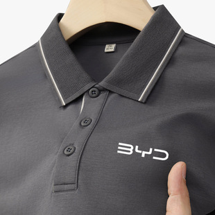 polo衫定制企业工作服刺绣汽车4S店工装定做翻领丝光棉t恤印logo-阿里巴巴