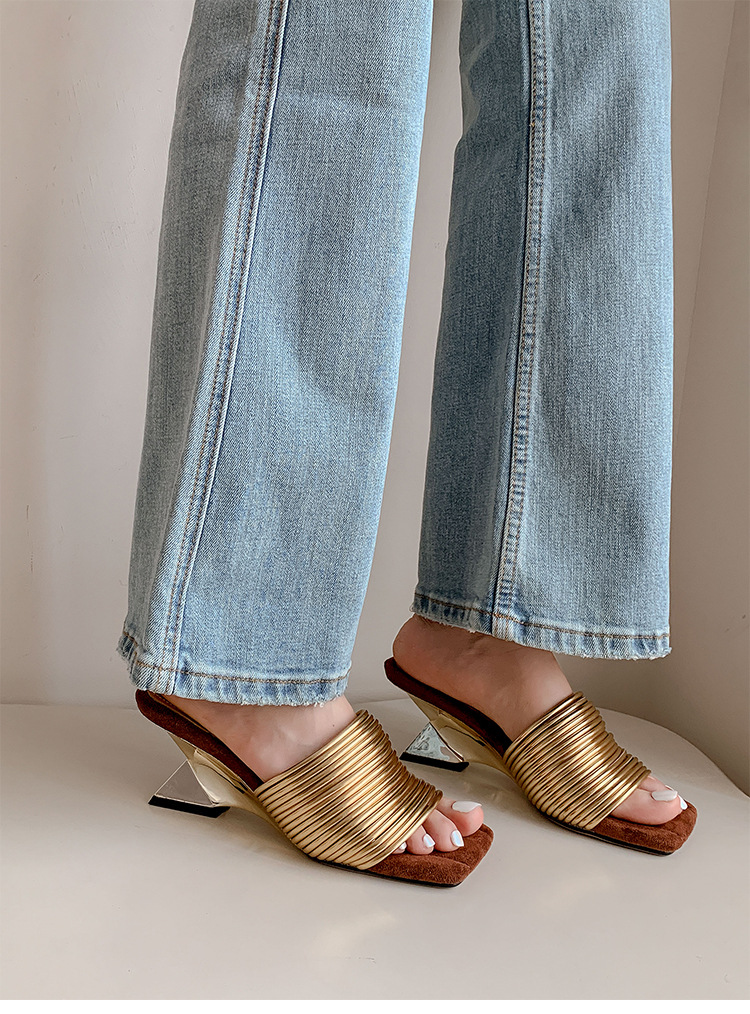 CHIKO Yacenia Open Toe Wedge Slides Sandals