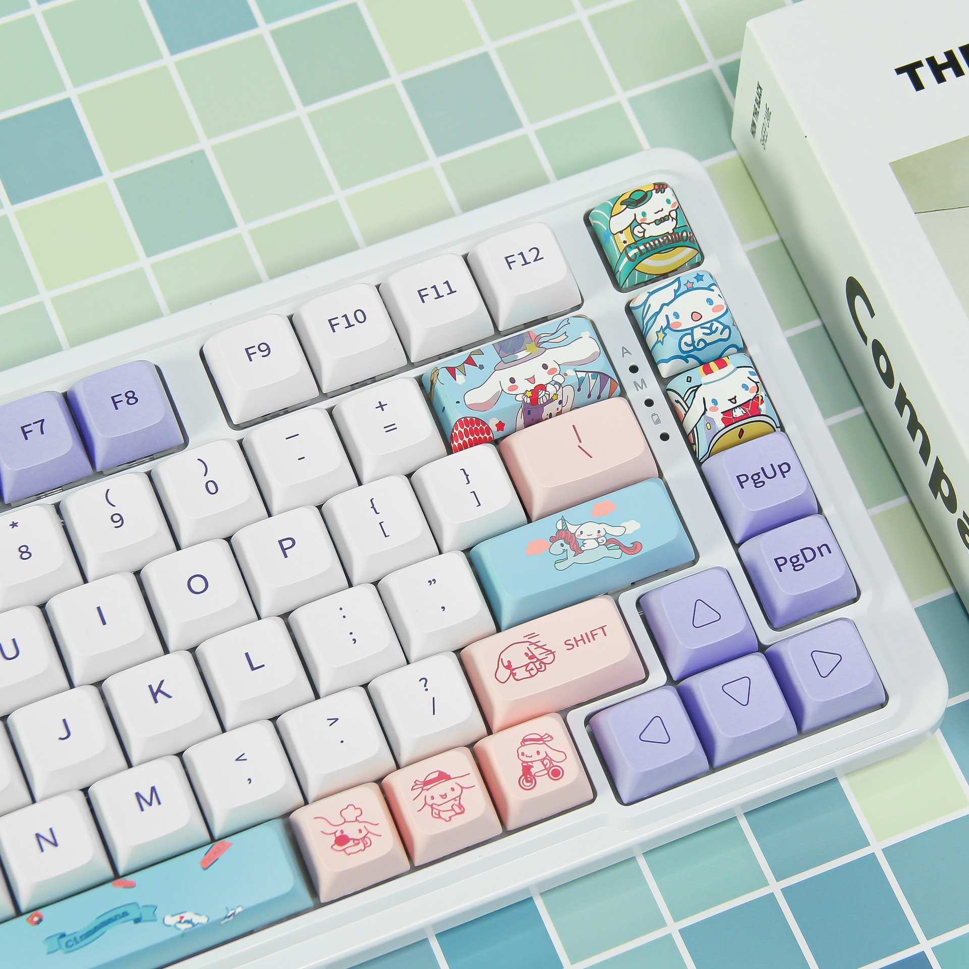 玉桂狗可爱键帽146键 XDA高度个性化DIY热升华适配办公机械键盘帽-阿里巴巴