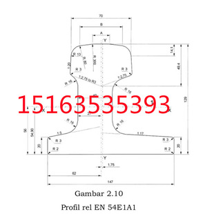 54E1A1钢轨 道岔轨 MRS87A钢轨 材质U75V 发货快 价格优惠-阿里巴巴