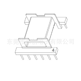 EFD30变压器骨架高频骨架EFD30卧式6+6脚连接器卡座-阿里巴巴