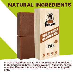 Usman Grass Shampoo soap Bar 80gx2乌斯玛草本洗发皂乌斯曼护发-阿里巴巴