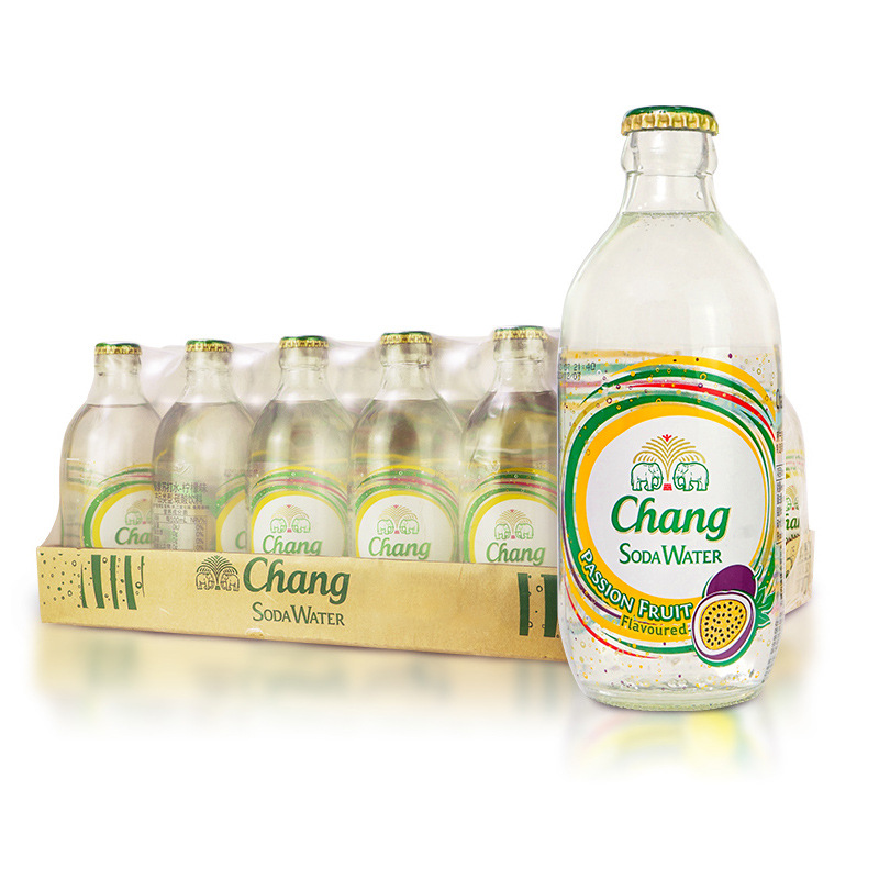 【进口】chang泰国饮料泰象苏打水325ml*24瓶 百香果味苏打水整箱-阿里巴巴